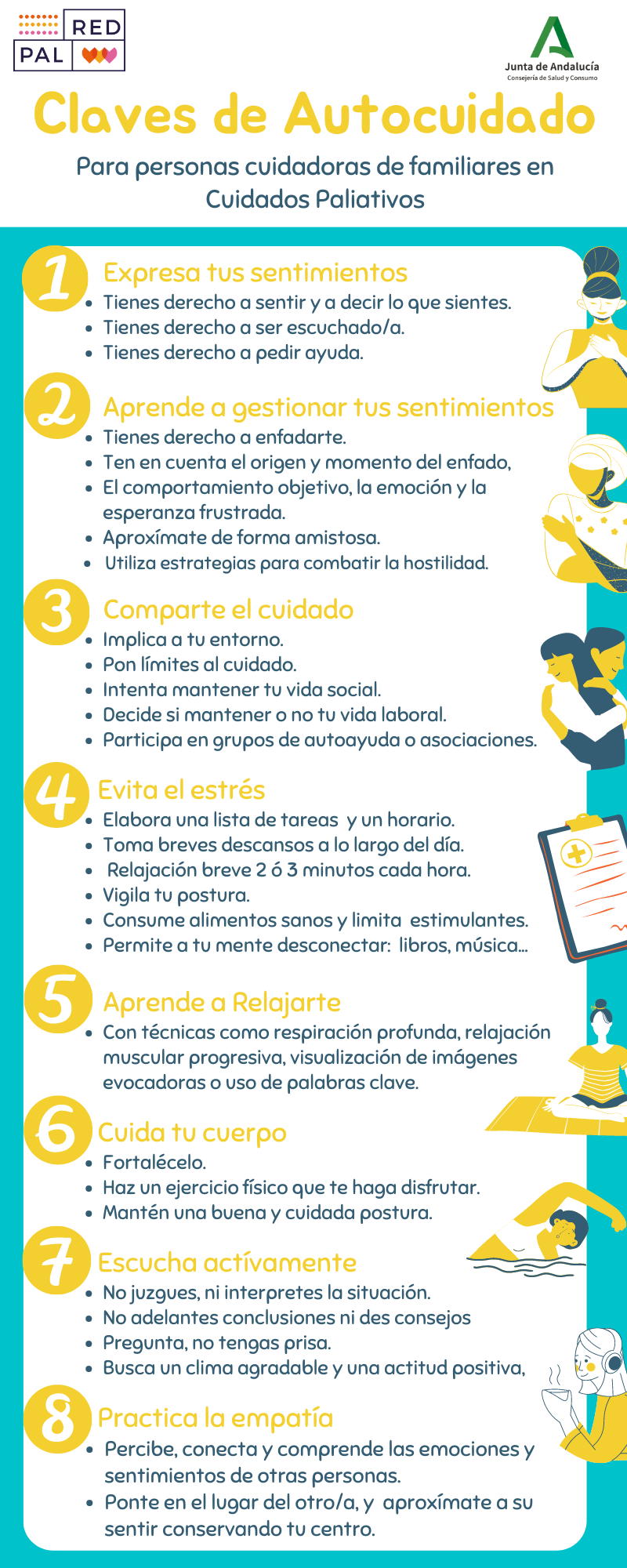 Claves para favorecer el autocuidado – Red de Cuidados Paliativos